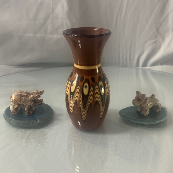 Accents | Troyan Pottery Vase Vintage Bulgarian Terracotta Slipware ...